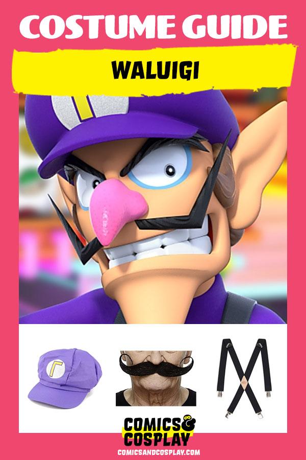 Waluigi Costume Ideas | DIY Cosplay w/ Hat and Mustache